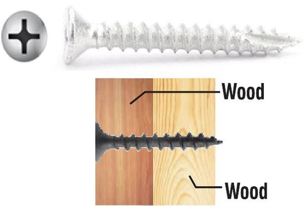 #7 X 2-1/2" | Phillips Bugle | Dacrotized Drywall Screws | Coarse – TMS ...
