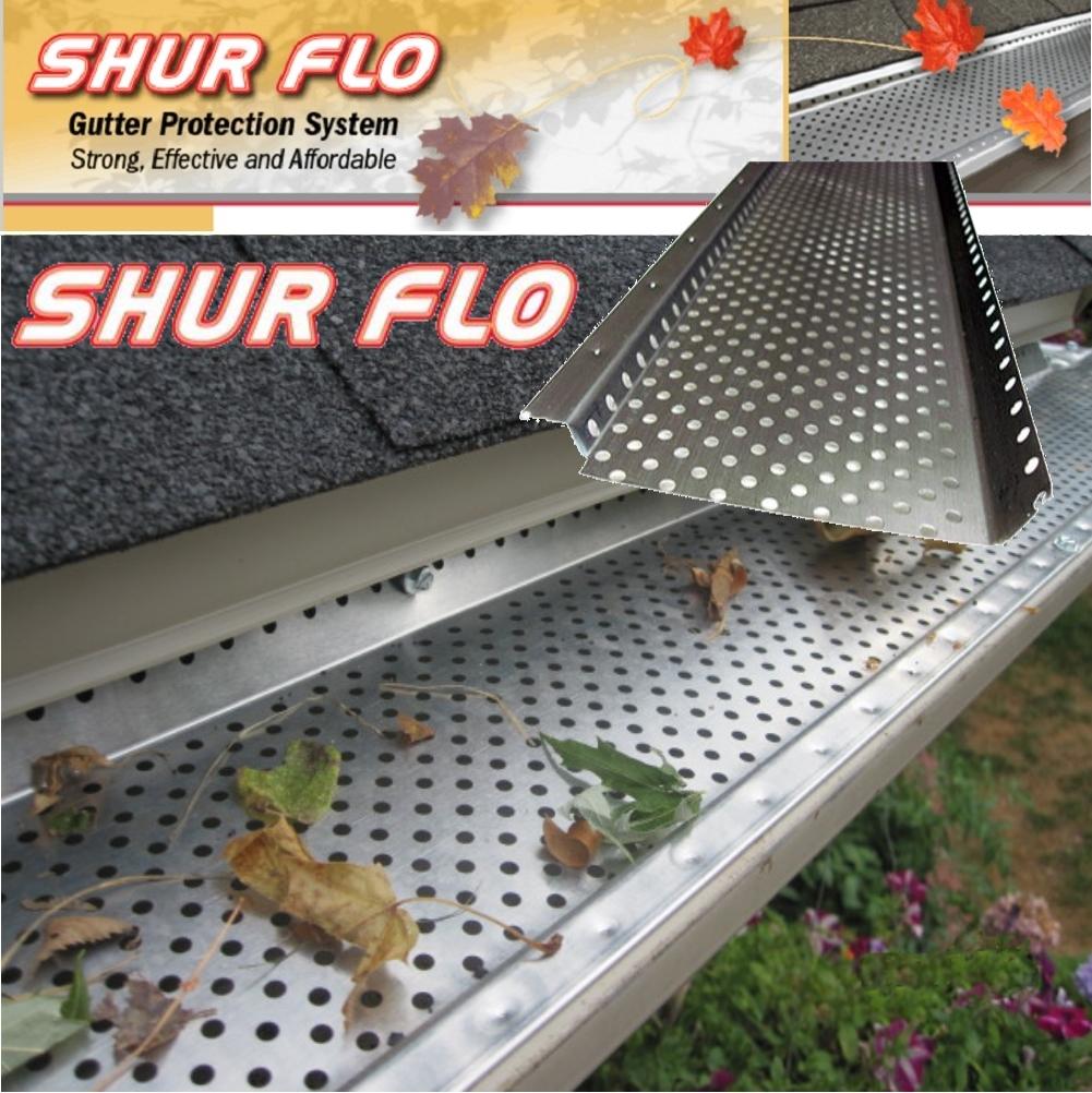 6" Shur Flo Gutter Leaf Guard. | 80 Feet | Copper – TMS Hardware